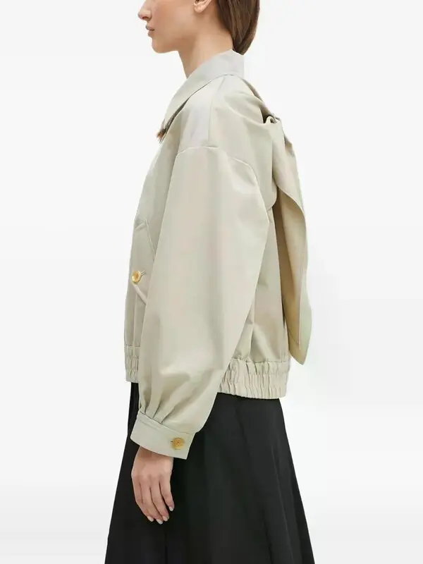 Undercover Tie-back Zip-front Jacket
