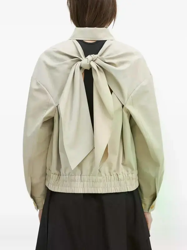 Undercover Tie-back Zip-front Jacket