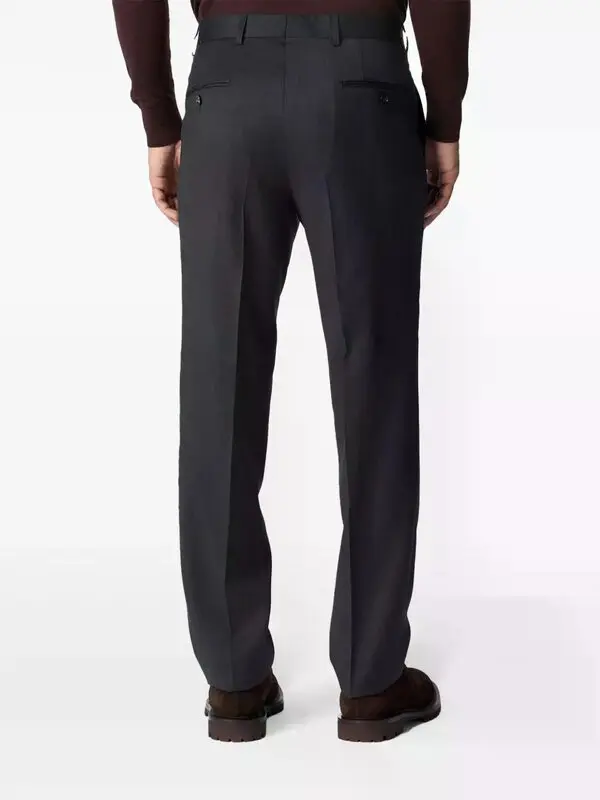 Brooks Brothers Pressed-crease Tapered Trousers