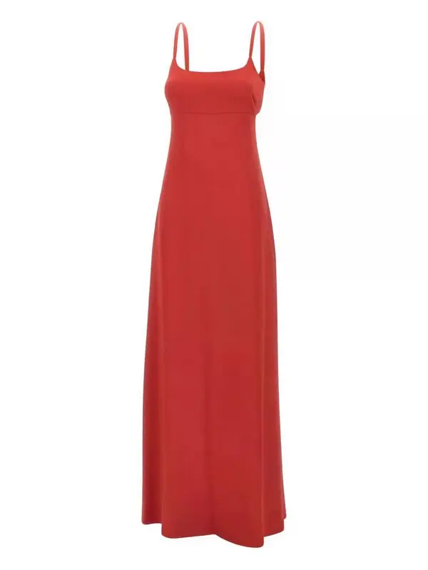 Max Mara Dede Bow-embellished Cut-out Dress - Red