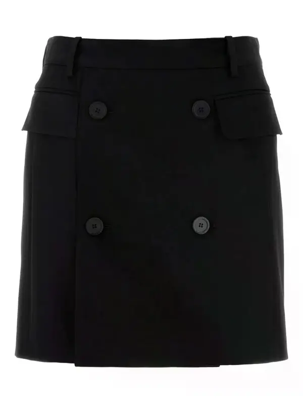 Balenciaga Decorative-button Mini Skirt