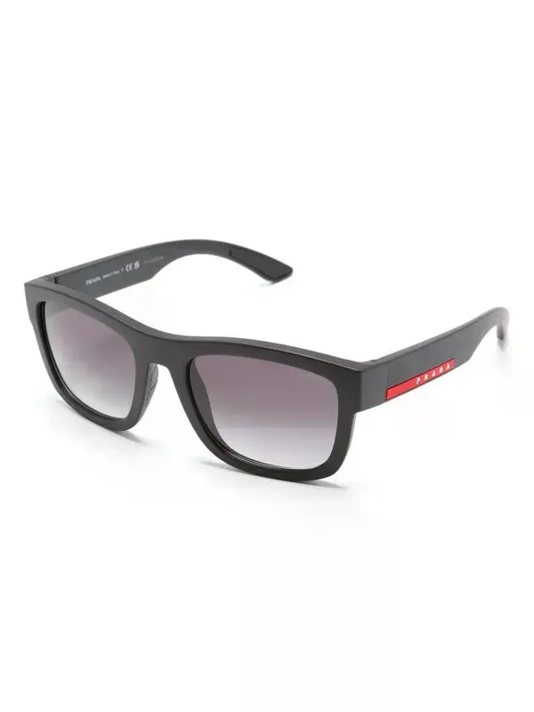 Prada Logo-debossed Square-frame Sunglasses