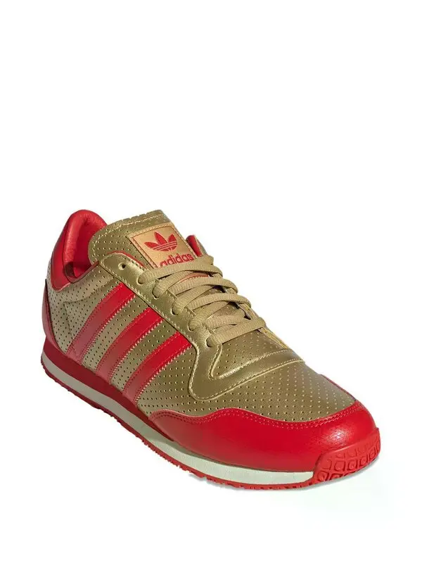 Adidas Galaxy Og Perforated Leather Trainers
