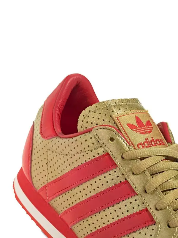 Adidas Galaxy Og Perforated Leather Trainers