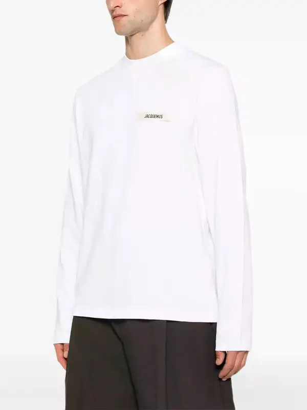 Jacquemus Gros Grain Long-sleeve T-shirt - White