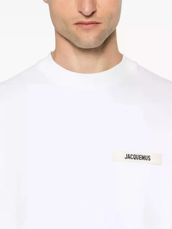 Jacquemus Gros Grain Long-sleeve T-shirt - White