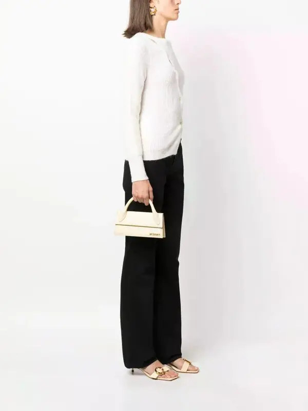 Jacquemus Le Chiquito Long Leather Tote - Neutrals
