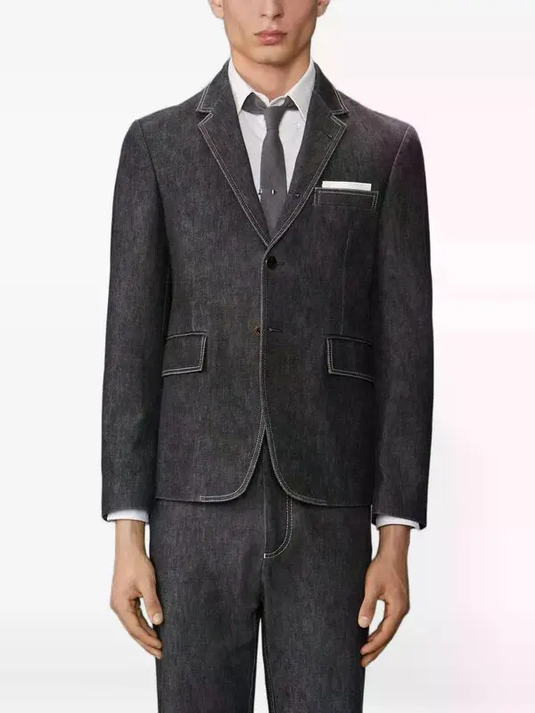 Thom Browne Buttoned Denim Jacket