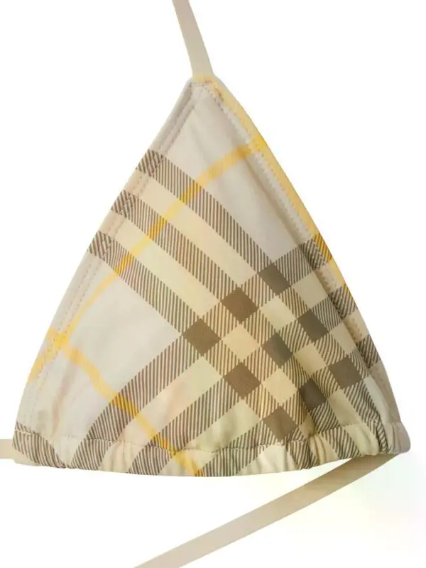Burberry Check-print Bikini Top - Neutrals