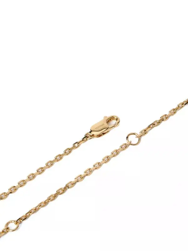 TOTEME 18k Gold-plated Brass Onyx Drop Necklace - Black