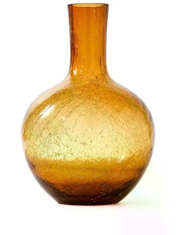 POLSPOTTEN Ball Body Glass Vase - Yellow