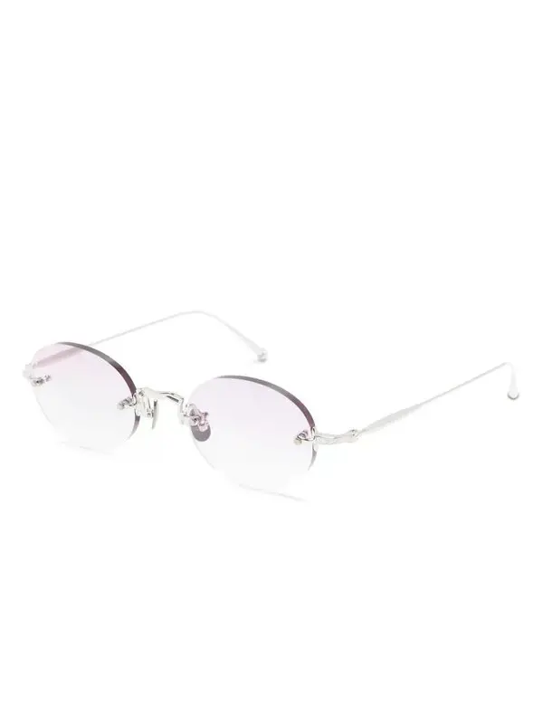 Matsuda M5002 Oval-frame Sunglasses - Silver