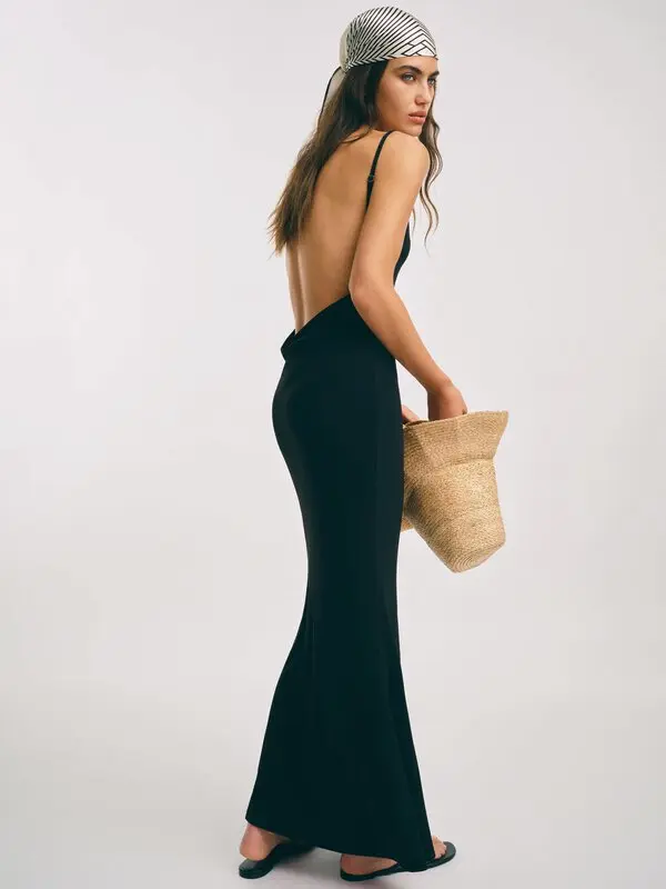 REFORMATION Averil Knit Maxi Dress