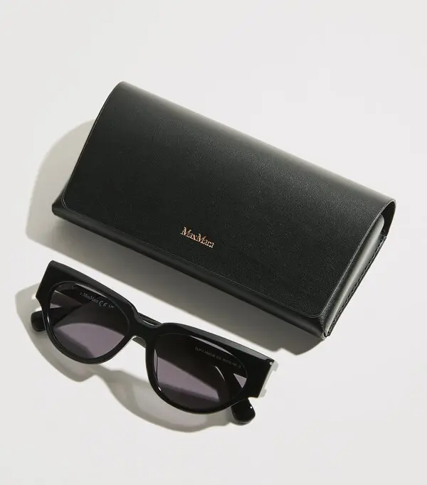 Max Mara Acetate Oval Clip1 Sunglasses