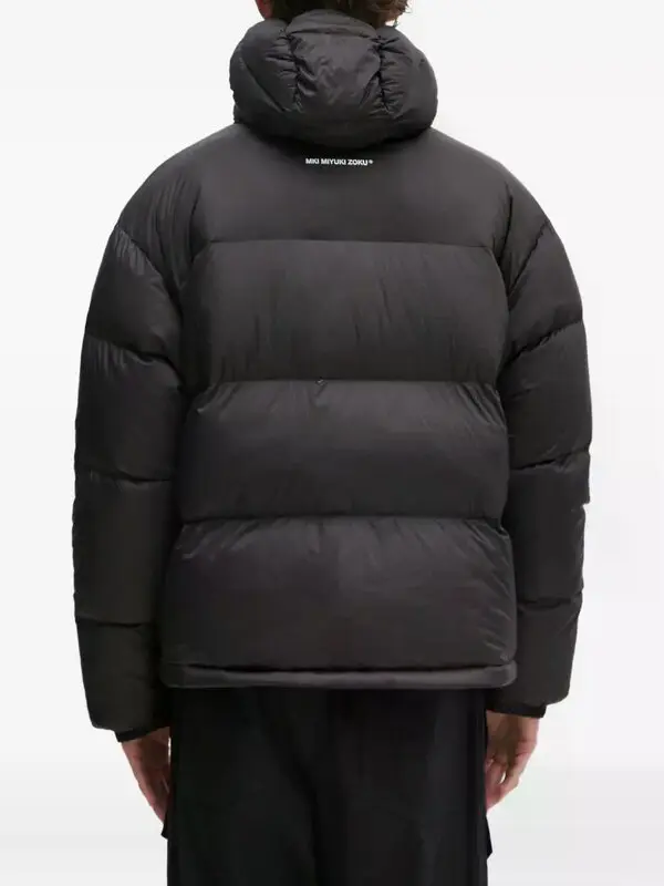 MKI MIYUKI ZOKU Hooded Puffer Jacket - Black