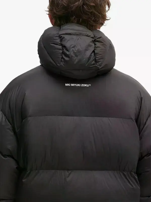 MKI MIYUKI ZOKU Hooded Puffer Jacket - Black