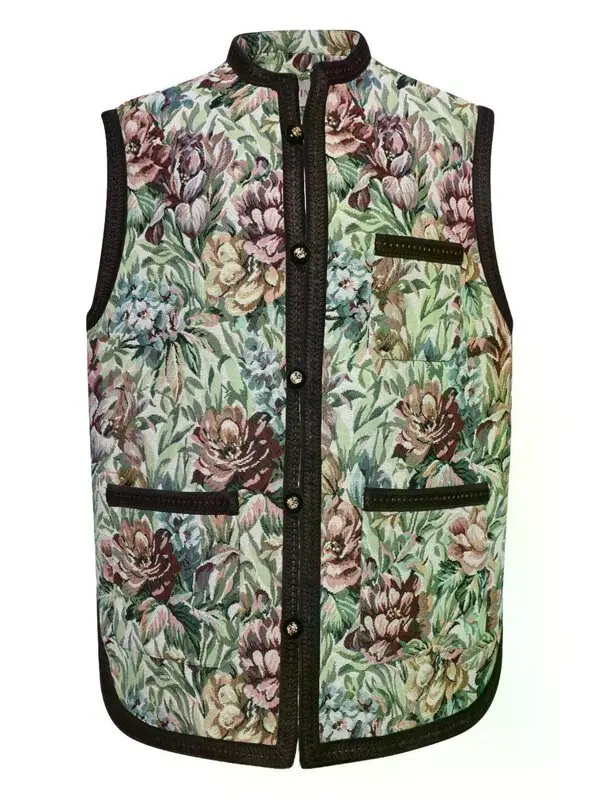 Valentino Garavani Apres L'hiver Jacquard Vest