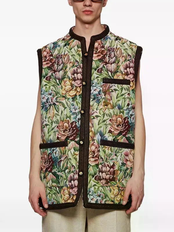 Valentino Garavani Apres L'hiver Jacquard Vest