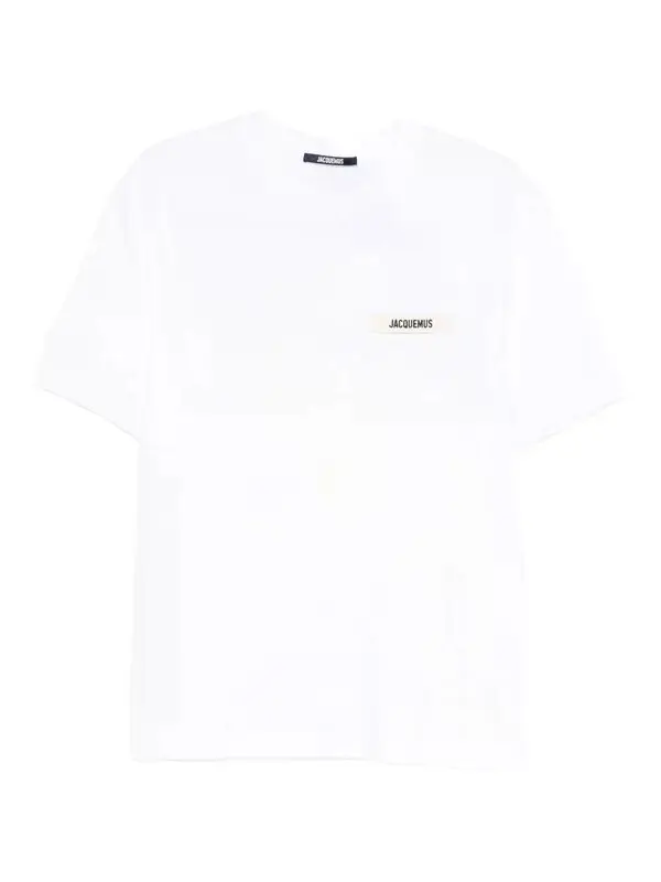 Jacquemus Le T-shirt Gros Grain - White