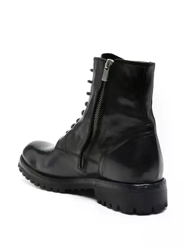 Officine Creative Ikonic 001 Lace-up Boots - Black