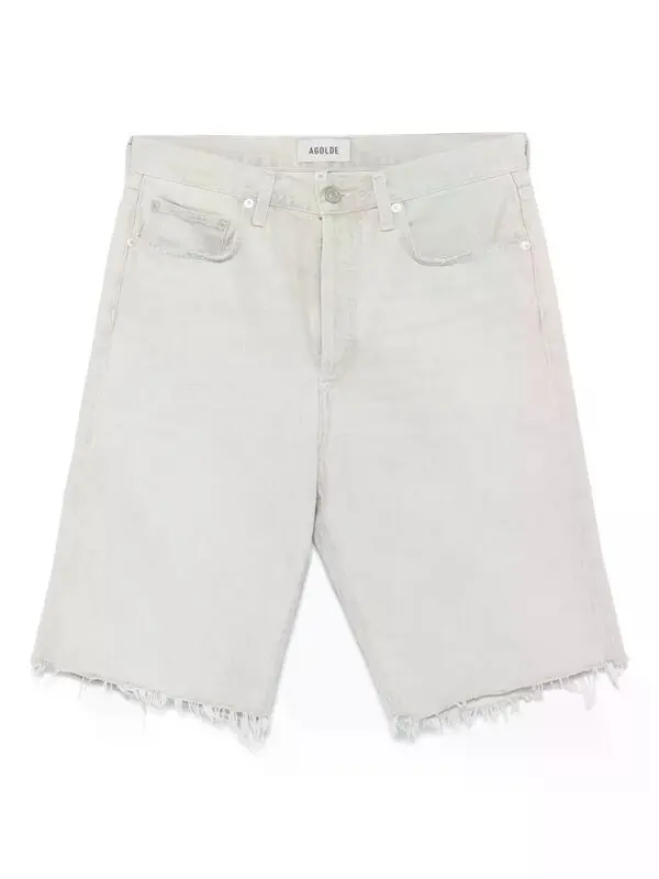 AGOLDE Cotton Shorts - Grey
