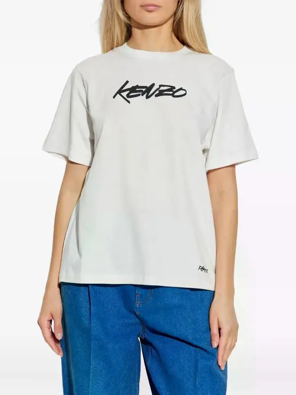 Kenzo Logo-print T-shirt - White