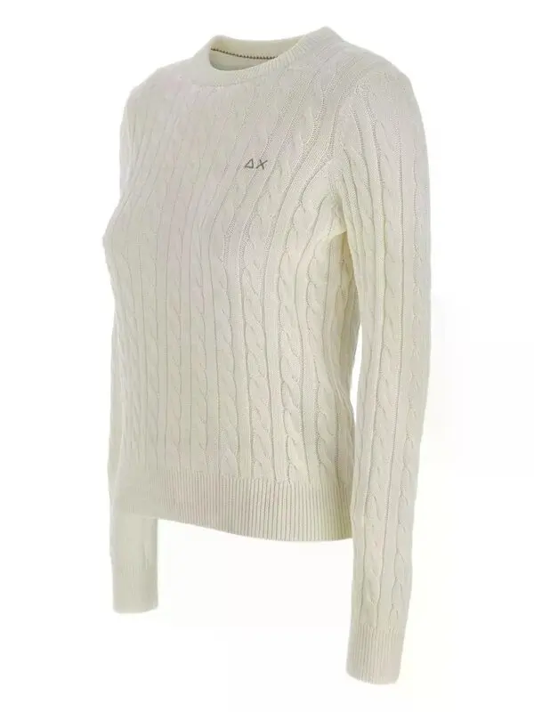 SUN 68 Cable-knit Sweater - Light And Natural
