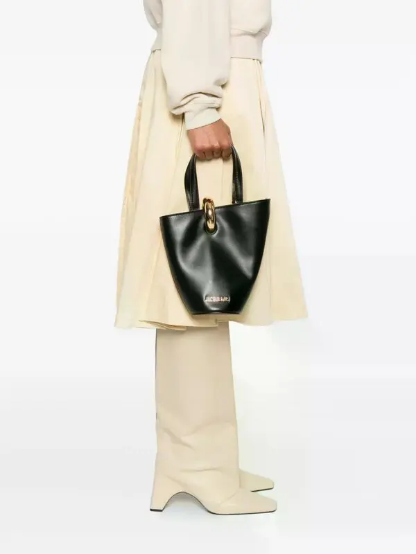 Jacquemus Small Bambola Bucket Bag - Black