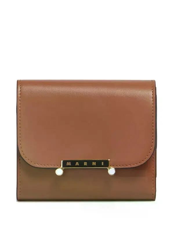 Marni Leather Wallet - Brown