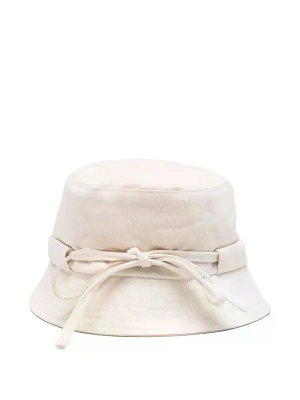 Jacquemus Le Gadjo Bucket Hat - Neutrals