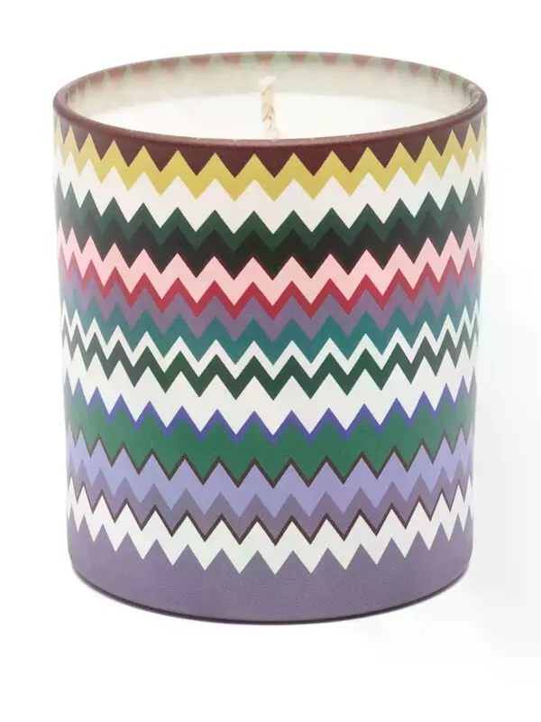 Missoni Zigzag-printed Candle
