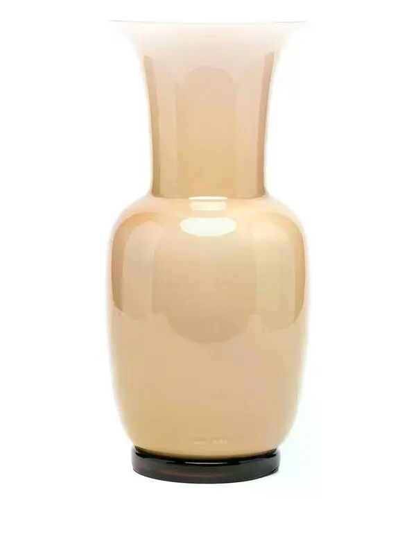 VENINI Opal Glass Vase - Neutrals