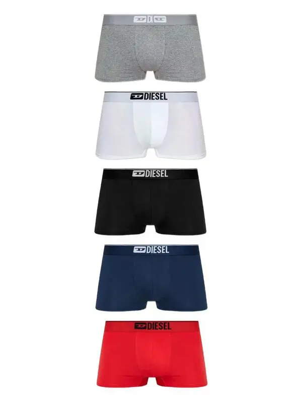 DIESEL® Logo-waistband Boxers - Red