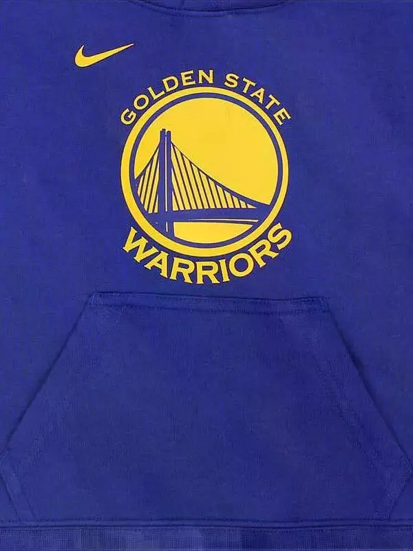Nike Nba Golden State Warriors Logo Hoodie