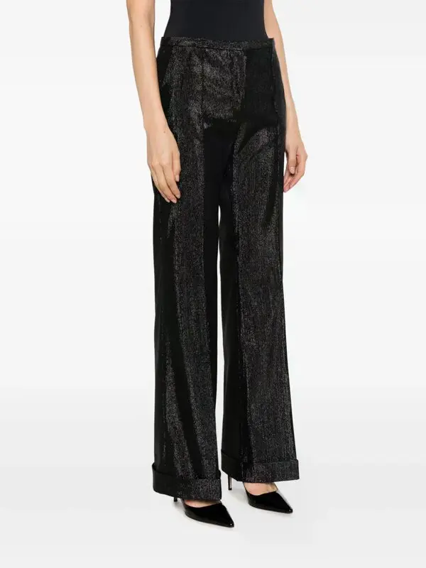 Philosophy Di Lorenzo Serafini Metallic-effect Straight-leg Trousers