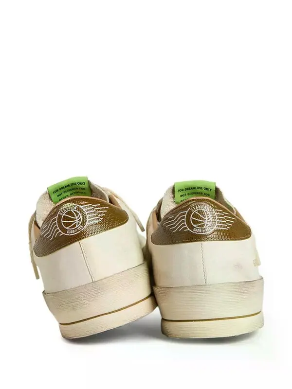 GOLDEN GOOSE Stardan Leather Sneakers - Neutrals