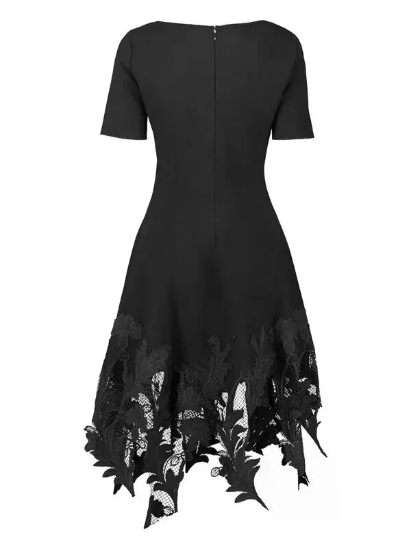 Oscar De La Renta Floral-lace Dress