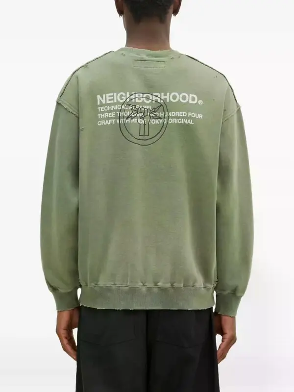 NEIGHBORHOOD Logo-print Relaxed Fit Sweatshirt