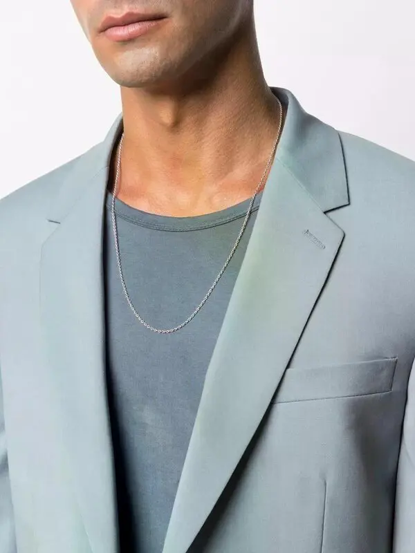 Tom Wood Rhodium-plated Sterling Rolo Chain