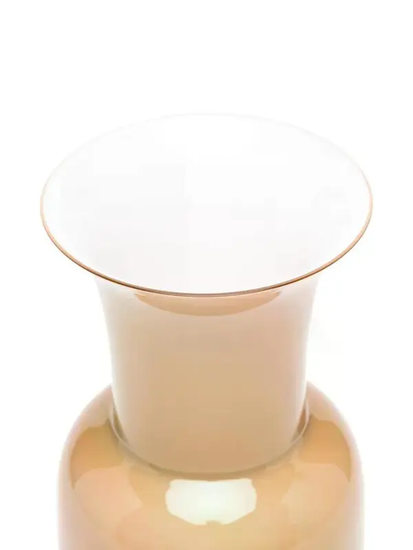 VENINI Opal Glass Vase - Neutrals