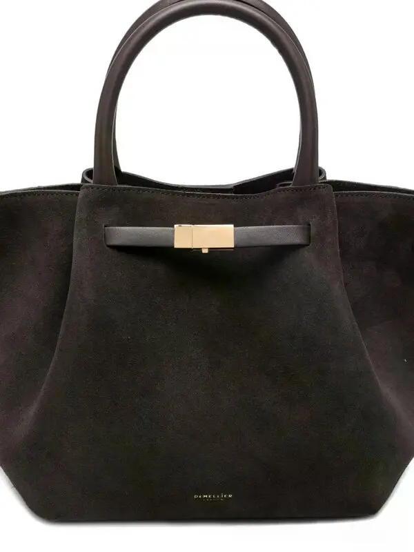 DEMELLIER Midi New York Tote Bag - Brown