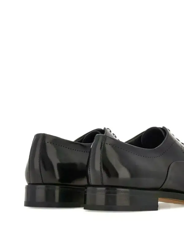 FERRAGAMO Tramezza Leather Oxford Shoes