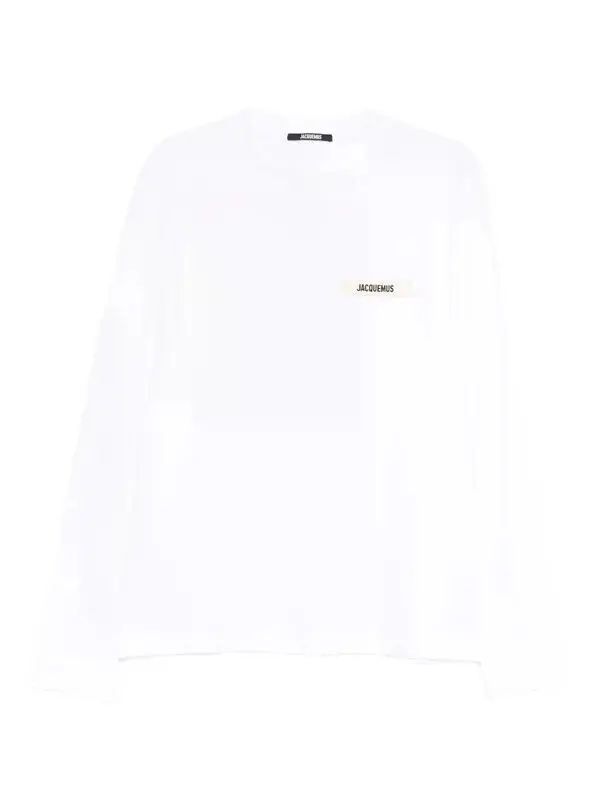Jacquemus Gros Grain Long-sleeve T-shirt - White