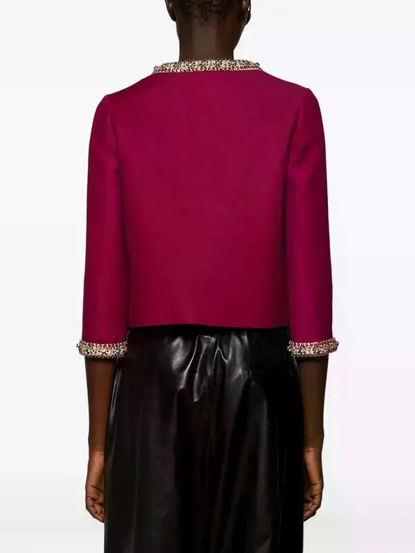 Valentino Garavani Embellished-border Jacket