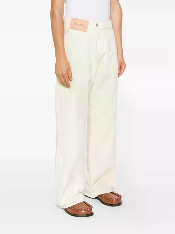 JW Anderson Twisted Workwear Jeans - Yellow