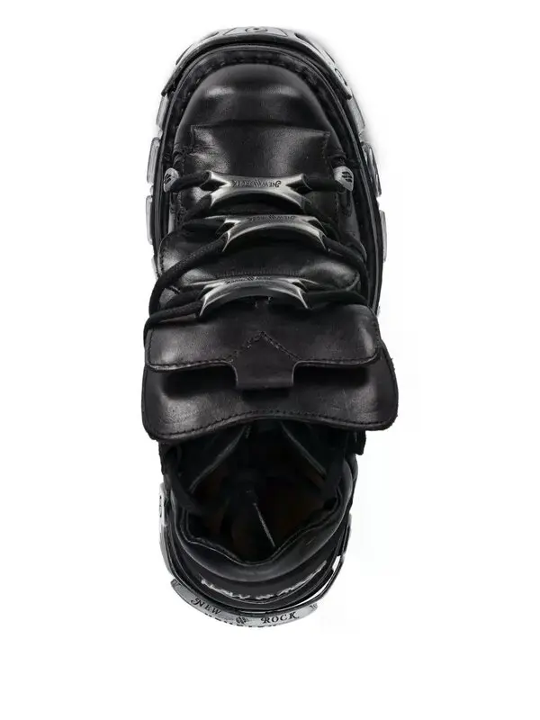 NEW ROCK Hardware-detail Platform Sneakers