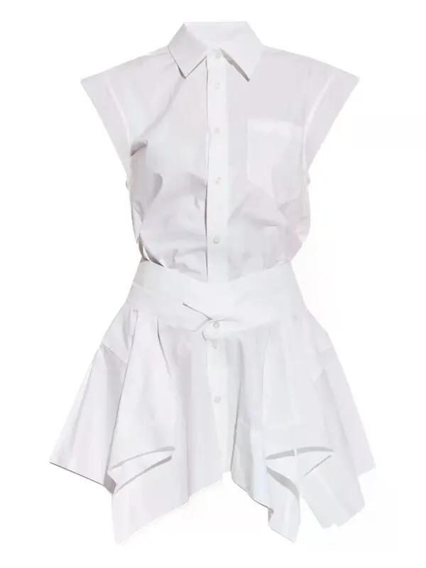Alexander Wang Button-front Layered Shirt Dress
