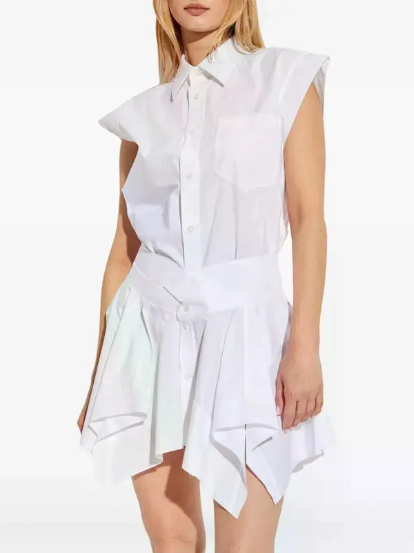 Alexander Wang Button-front Layered Shirt Dress