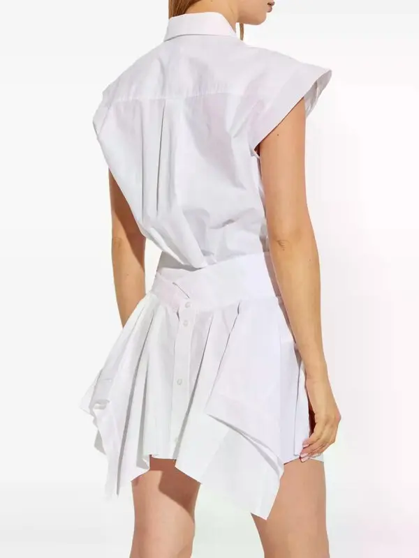 Alexander Wang Button-front Layered Shirt Dress