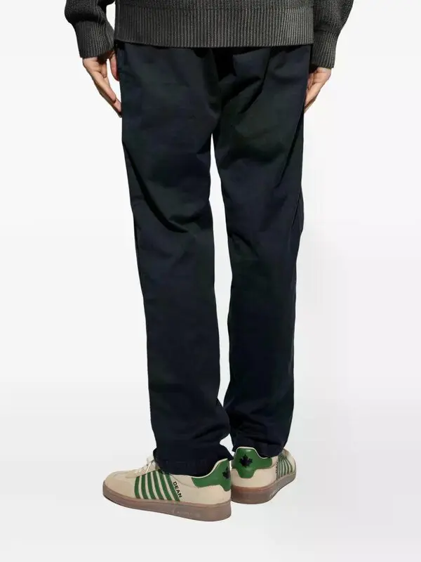 Stone Island Cotton Trousers With Compass Patch